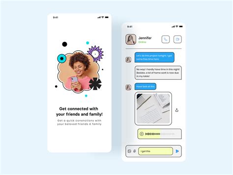 Messaging App Ui By Sayef Mahmud For Pixel Navy Agency On Dribbble