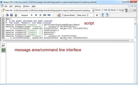 automate post processing in abaqus using python scripting