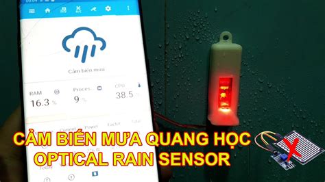 Diy Cảm Biến Mưa Quang Học Giá Chỉ 7k Optical Rain Sensor Youtube