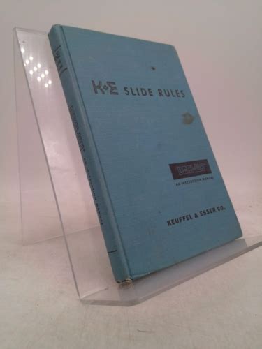 K E Slide Rules Deci Lon An Instruction Manual Good Hardcover
