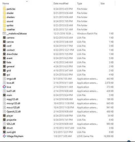 Facing Some Problems To Make Exe File R Love2d