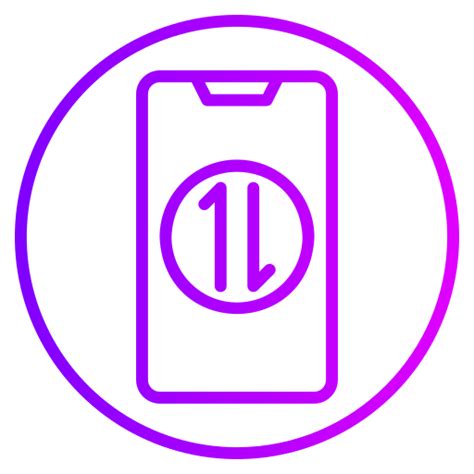 Mobile Data Generic Gradient Outline Icon