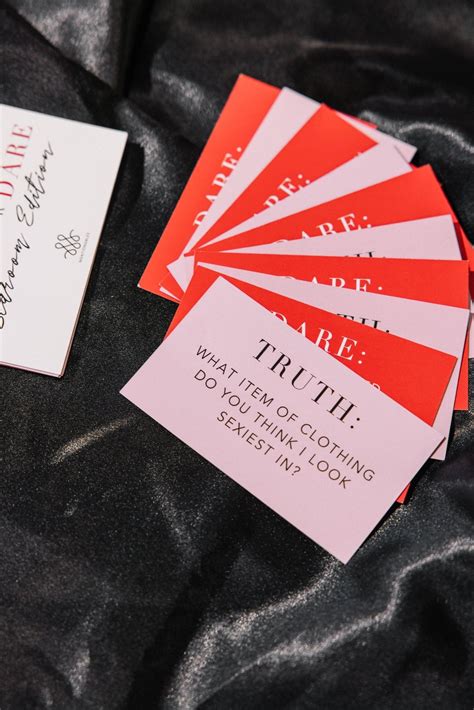 Truth Or Dare Bedroom Game Mentionables