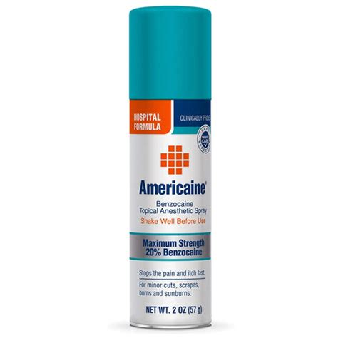 Topical Anesthetic Sprays Pain Relief And Numbing Solution