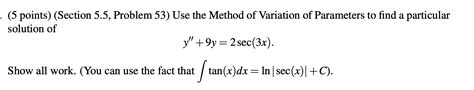 solved 5 points section 5 5 problem 53 use the method