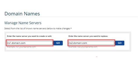 vps and dedicated hosting setting up private nameservers