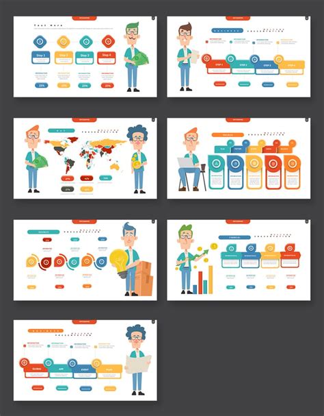 Infographic Powerpoint Presentation Templates Incl Infographic And Diagram Envato