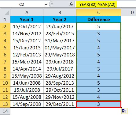 YEAR In Excel Formula Examples How To Use YEAR Function