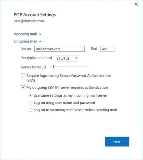 Setting Up Of Email As POP In Microsoft Outlook And Above