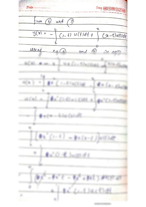 SOLUTION Integral Equation Studypool