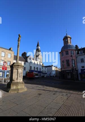 Mercat Cross Crossgate Cupar Scotland Stock Photo Alamy