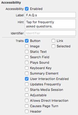 Xcode Accessibility Inspector XIB Acceptable To Use Phonetic Spelling For Label Stack Overflow