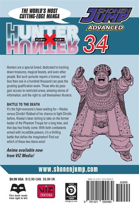 Hunter X Hunter Volume 34 Yoshihiro Togashi
