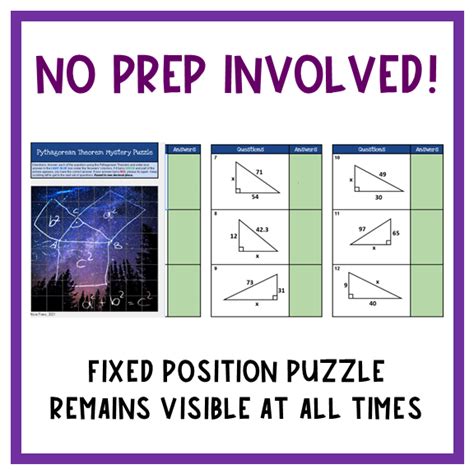 Pythagorean Theorem Activity Digital Pixel Art Mystery Puzzle Made By Teachers