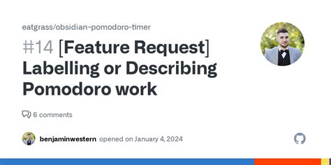 [feature request] labelling or describing pomodoro work · issue 14