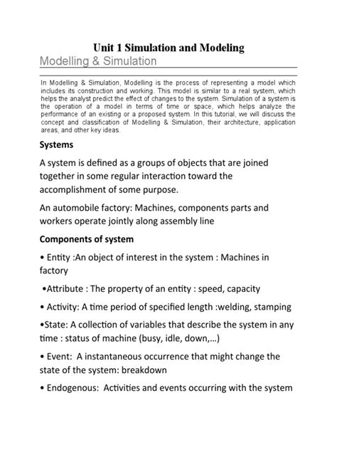 computer simulation and modeling pdf