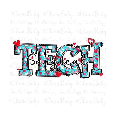 Surgical Tech Sublimation Design Printable Png Dtf Digital Download