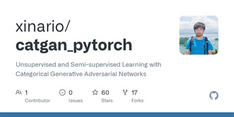 Github Xinario Catgan Pytorch Unsupervised And Semi Supervised Learning With Categorical