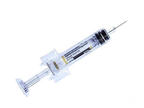 Erythropoietin Epo Syringe Photograph By Alfred Pasieka