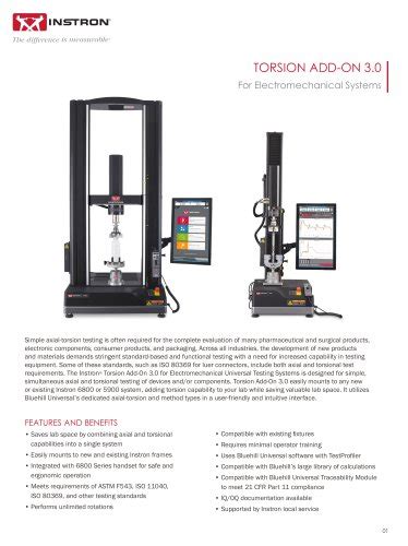 High Force Universal Testing Machines Instron PDF Catalogs Technical Documentation Brochure