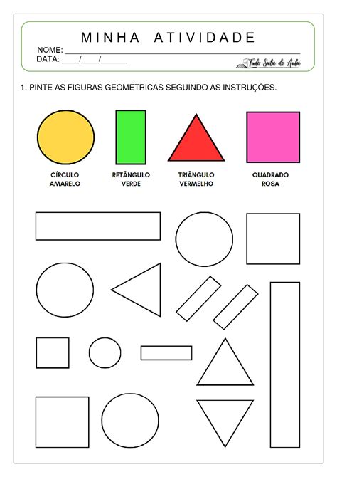6 Brincadeiras Com Formas Geométricas Para Educação Infantil🕙 Descubra