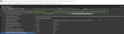 Urp 2d How To Access Camera Target After Post Processing Unity