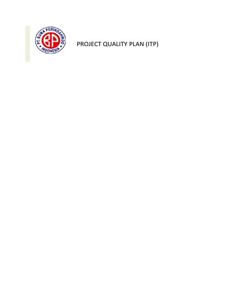 project quality plan pdf quality assurance specification
