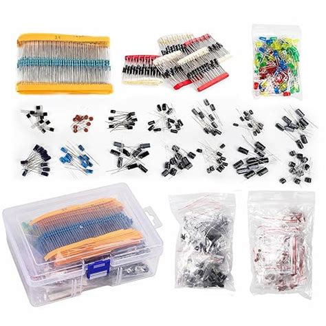 1400pcs Basic Electronics Component Assortment Kit Electrolytic