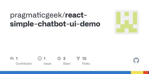 Github Pragmaticgeek React Simple Chatbot Ui Demo