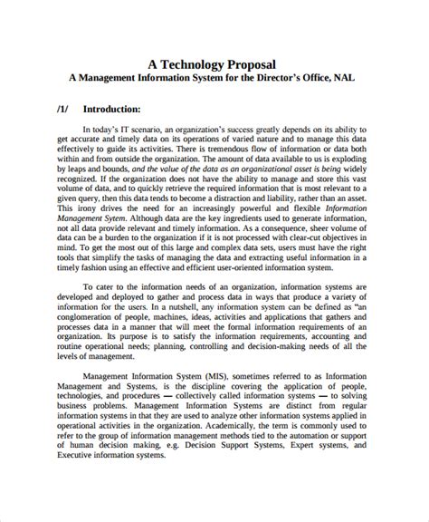 15 Management Proposal Examples To Download