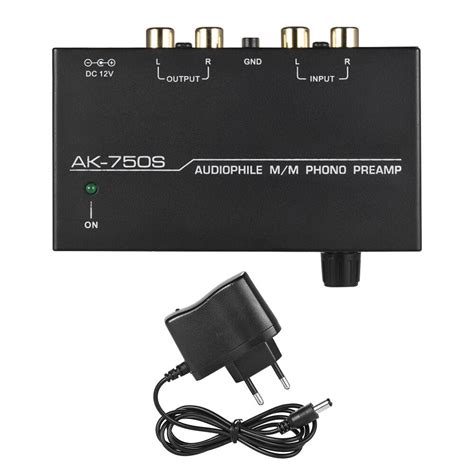 audiophile m m phono preamp preamplifier with leve grandado