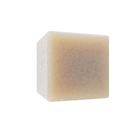 waxy translucent cube with ornament 42887181 png