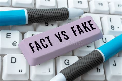 Text Caption Presenting Fact Vs Fake Business Approach Is It True Or