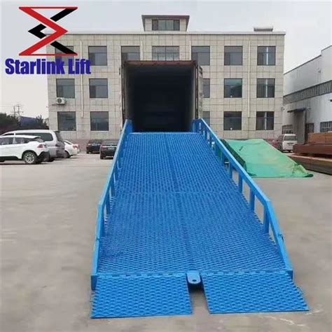 15t 20t Factory Customized Loading Unloading Mobile Yard Ramp Dock