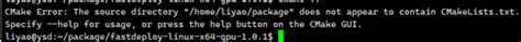 预编译库没有cmakeliststxt · Issue 936 · Paddlepaddlefastdeploy · Github