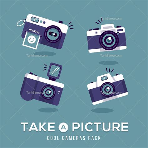 وکتور دوربین عکاسی