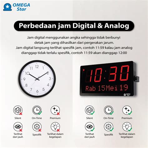 jual jam digital dinding 7 segment 4 inch 6 digit omega star shopee