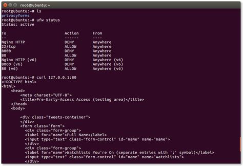 networking ubuntu server 16 10 won t allow connection through open