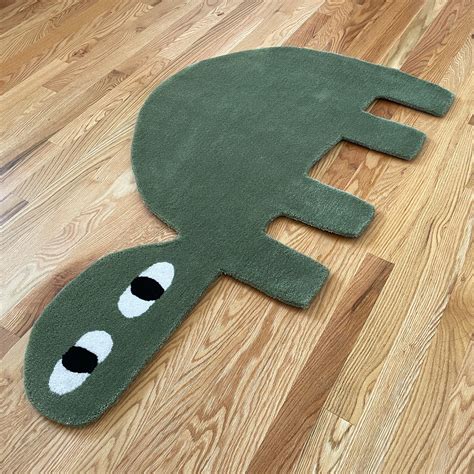 Jon Klassen Turtle Handmade Tuft Rug Nucleus Portland
