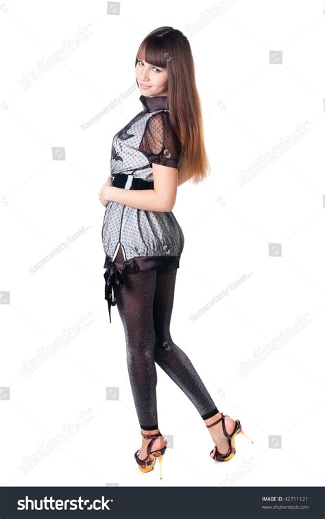 Beautiful Woman Sexual Dress Isolated Over Stock Photo Shutterstock