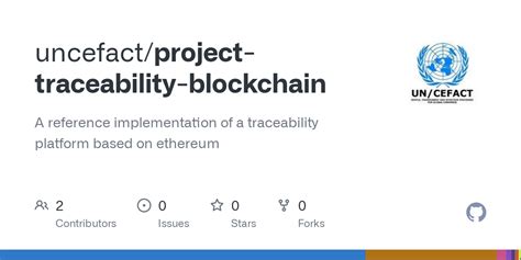 Github Uncefactproject Traceability Blockchain A Reference