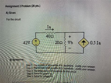 Solved Assignment Problem Pts Ay Given For The Chegg