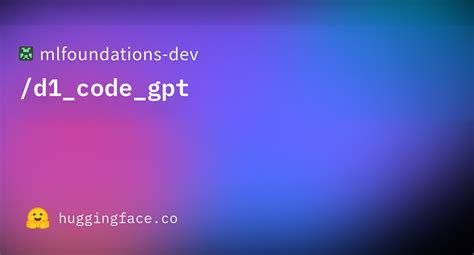 mlfoundations dev d1 code gpt · datasets at hugging face