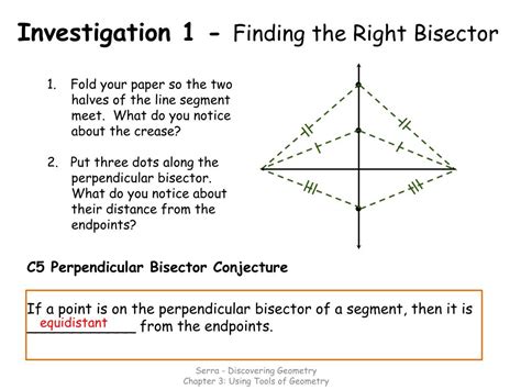 Ppt 3 2 Constructing Perpendicular Bisectors Powerpoint Presentation Id 2336856