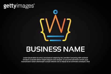 Unique Colorful King Coding Logo Template 이미지 1297890506 게티이미지뱅크