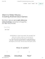 Create Android Games Without Coding QuickApp Ninja QuickApp Ninja Create