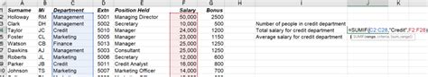 Using COUNTIF SUMIF And AVERAGEIF To Summarise Data Lara Mellor Training And Consultancy