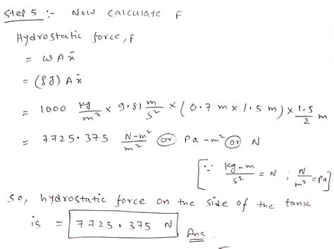 Solved Explain Hydrostatic Thrust And The Centre Of Pressure On The
