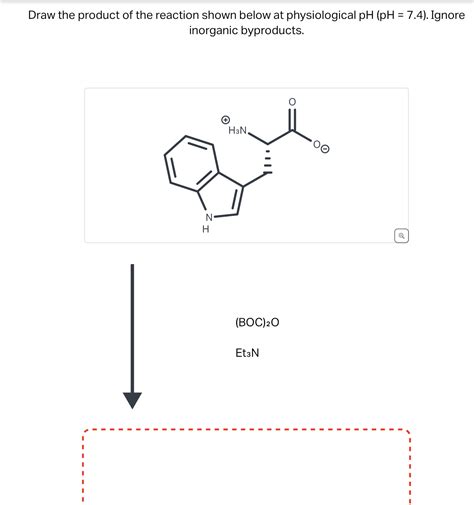 Solved Draw the product of the reaction shown below at | Chegg.com
