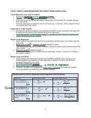 Understanding Simple Linear Regression and Correlation: | Course Hero